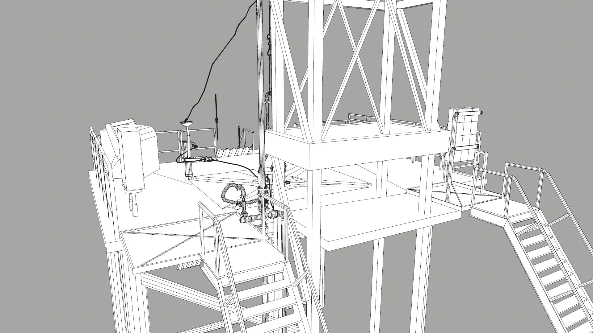 Jackup Platform 3D Model - TurboSquid 2341696