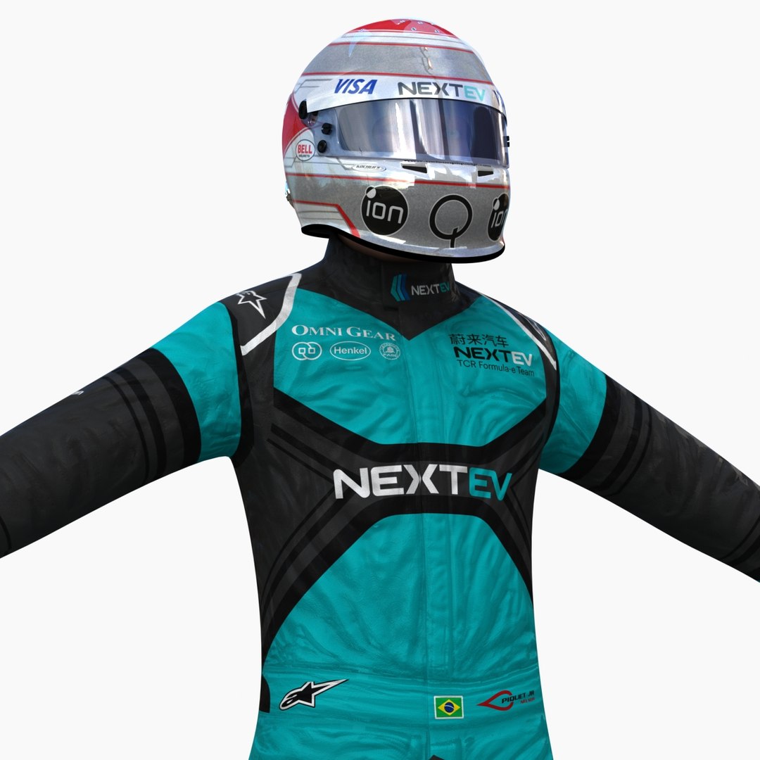 3d Nextev Formula E Driver