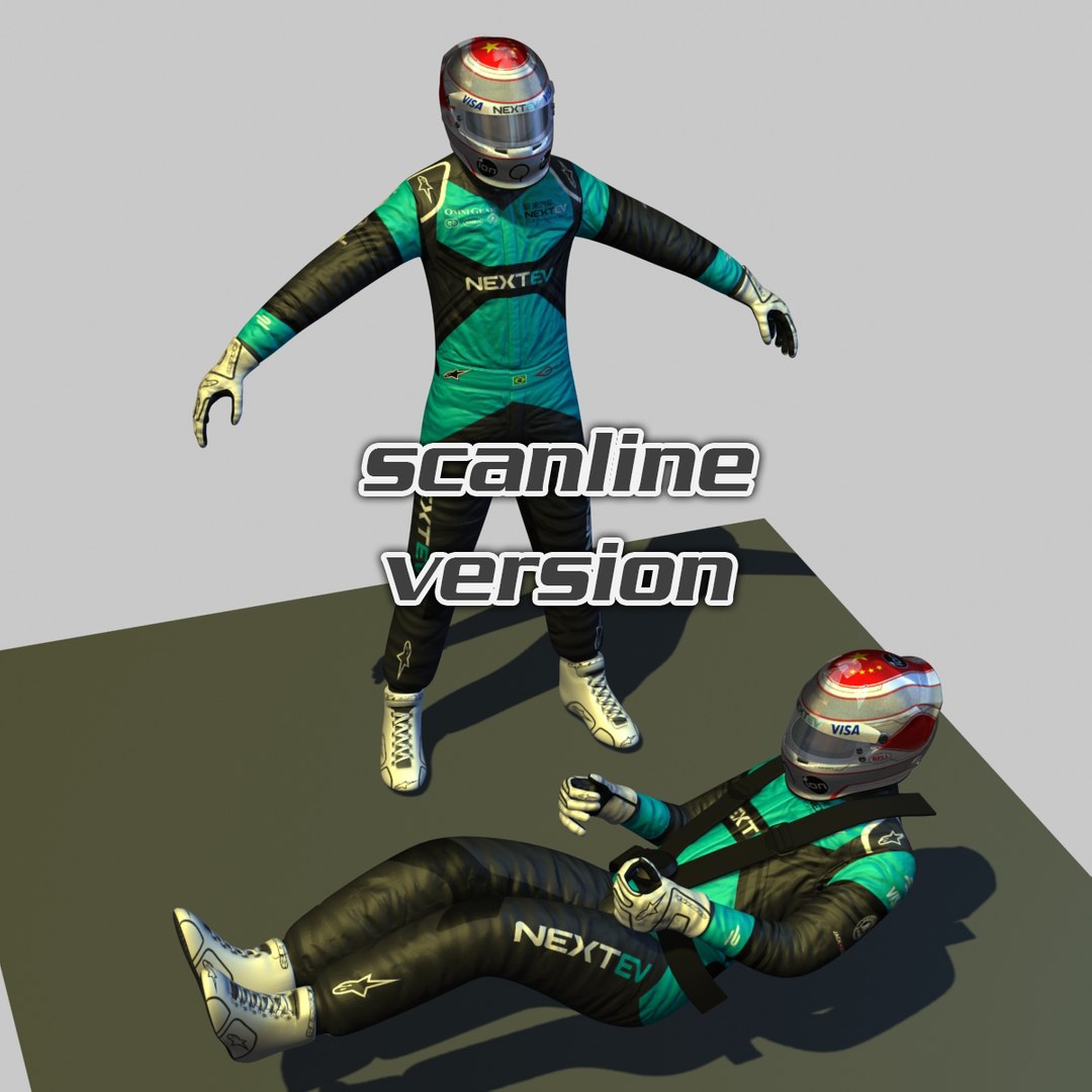 3d Nextev Formula E Driver