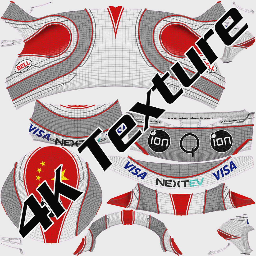 3d Nextev Formula E Driver