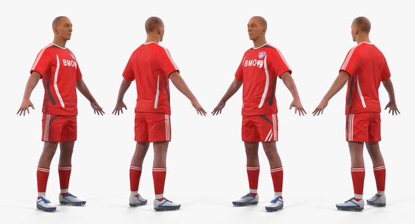 3D model soccer football player - TurboSquid 1304949