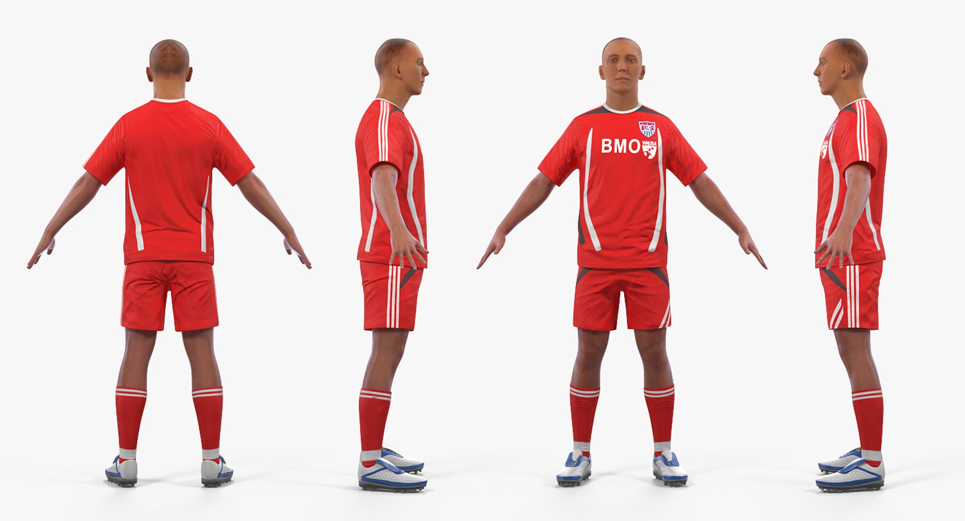 3D Model Soccer Football Player - TurboSquid 1304949