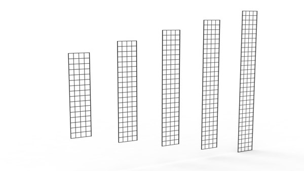 modelo 3d 1 Foot Gridwall - TurboSquid 2102215
