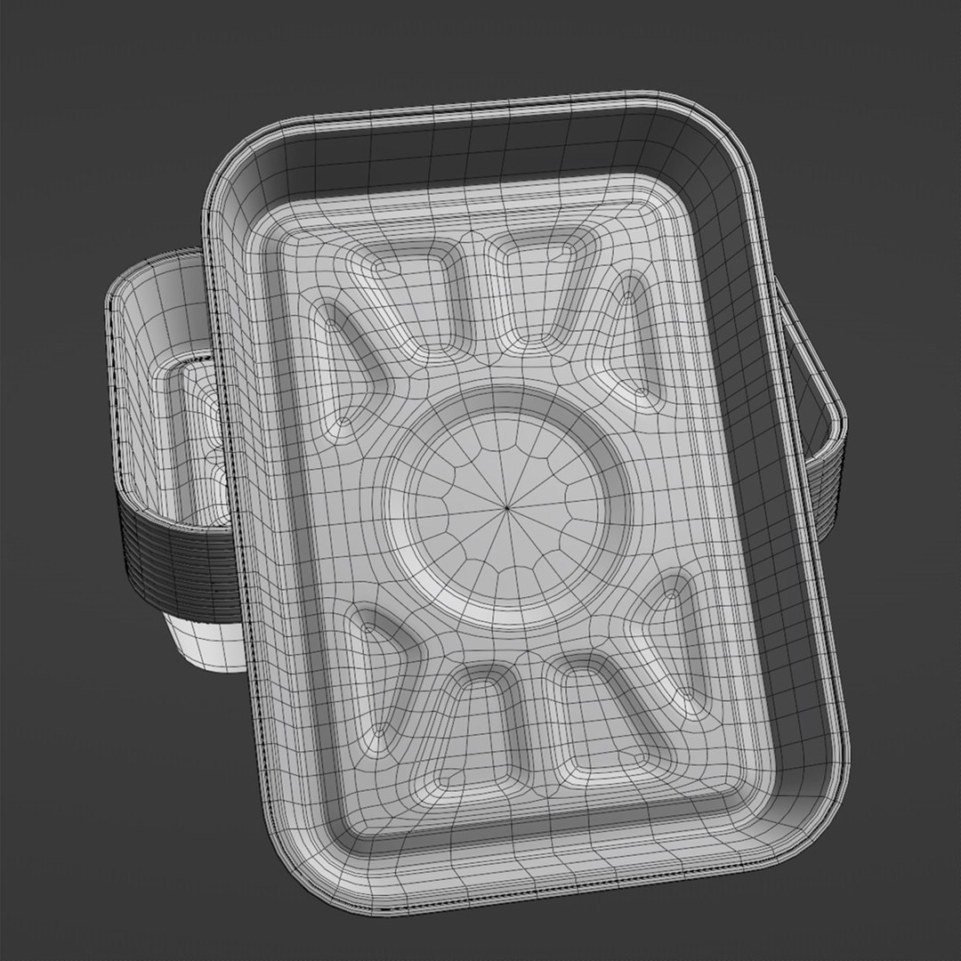 Aluminum Food Container 3D - TurboSquid 2010092