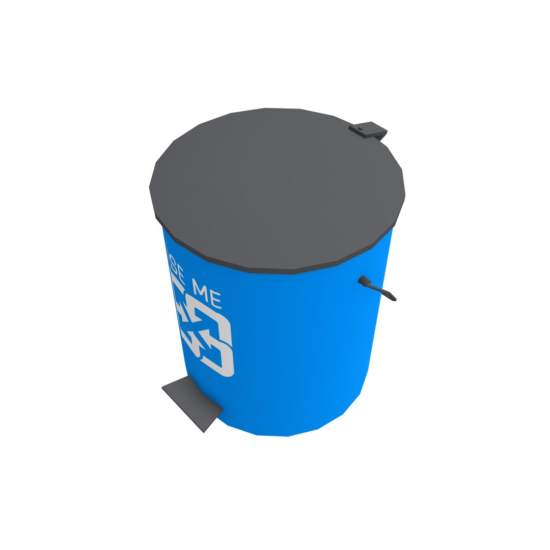 3D Dustbin 8 - TurboSquid 2172663