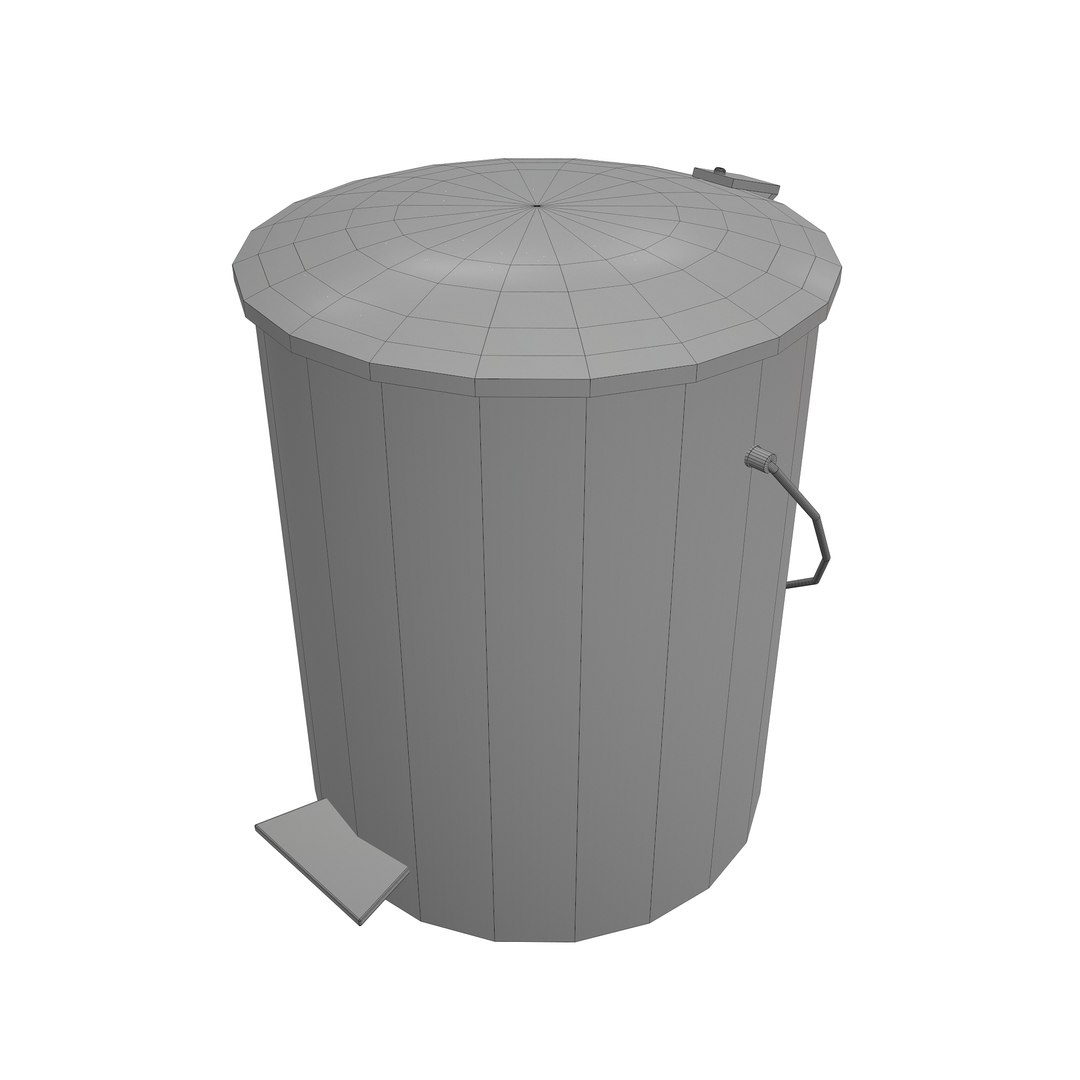 3D Dustbin 8 - TurboSquid 2172663