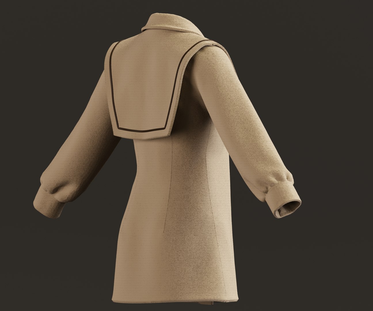 Coat Model - TurboSquid 2319599