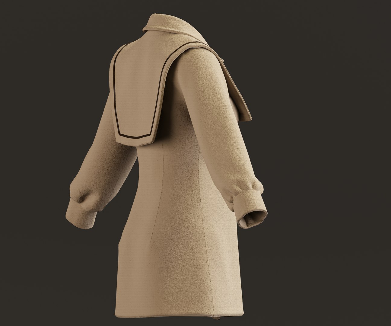 Coat Model - TurboSquid 2319599
