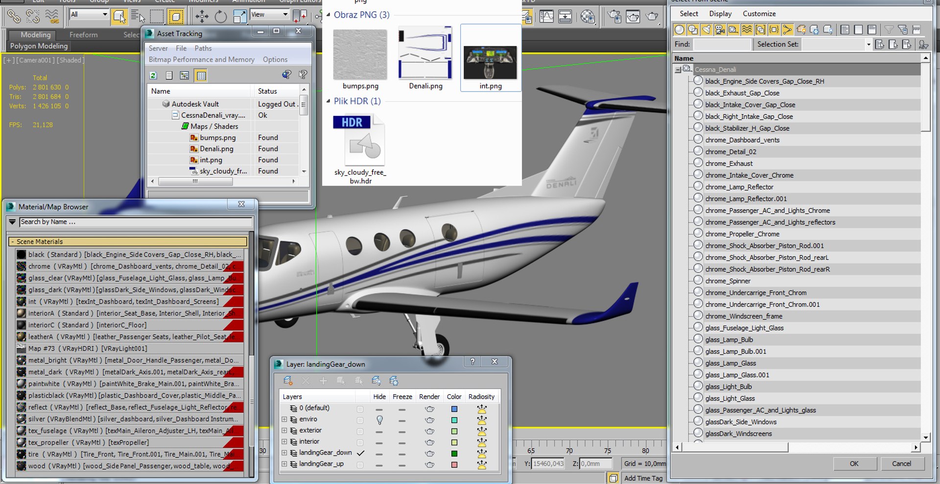 Cessna Denali 3D Model - TurboSquid 1688126