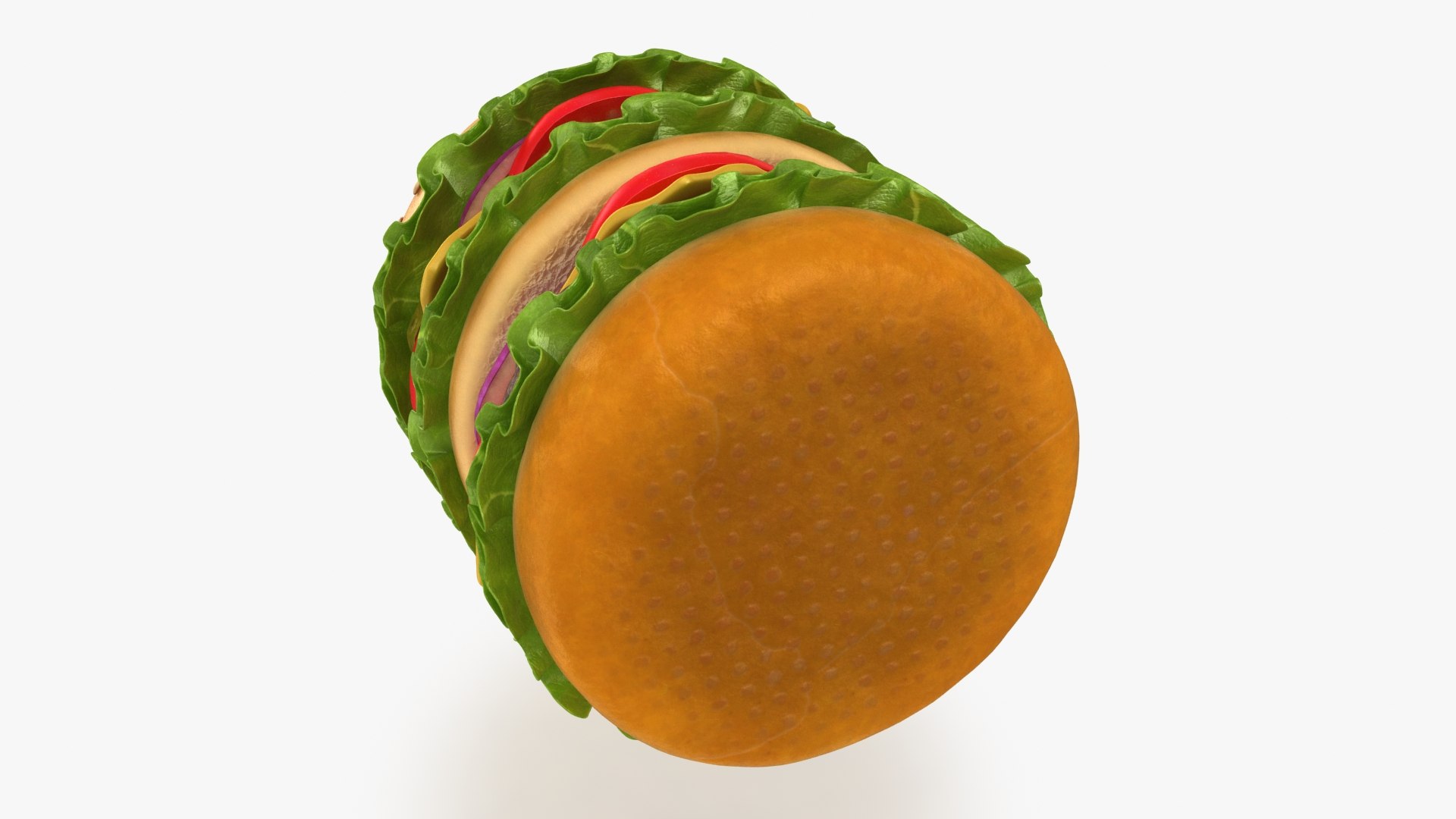 3D Three Buns Burgers - TurboSquid 2024272