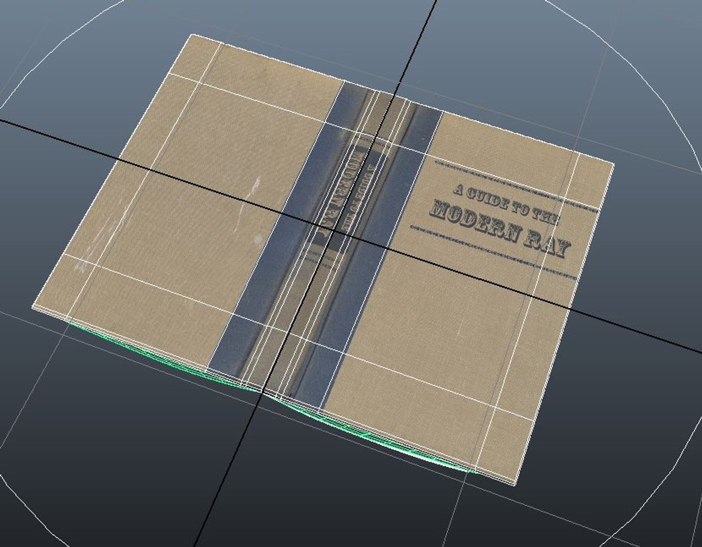 Open Book 3d Model
