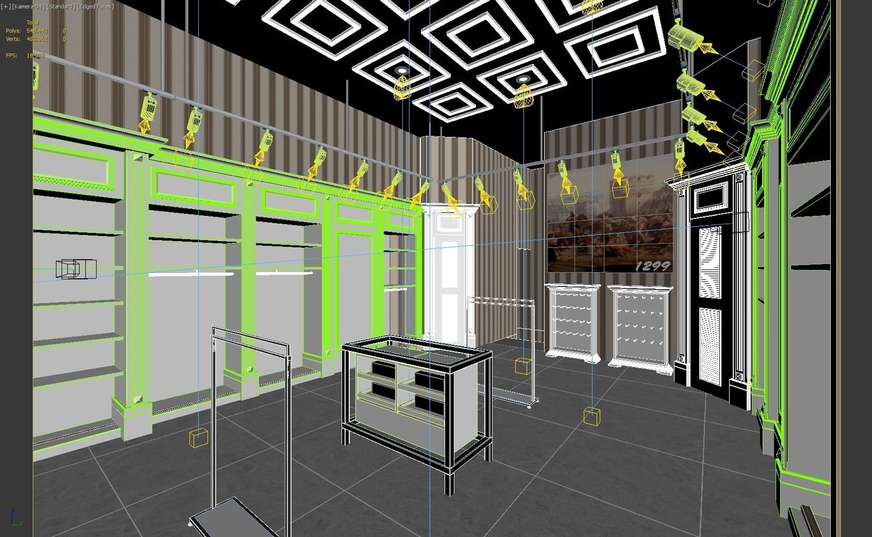 3D clothing store model - TurboSquid 1402711