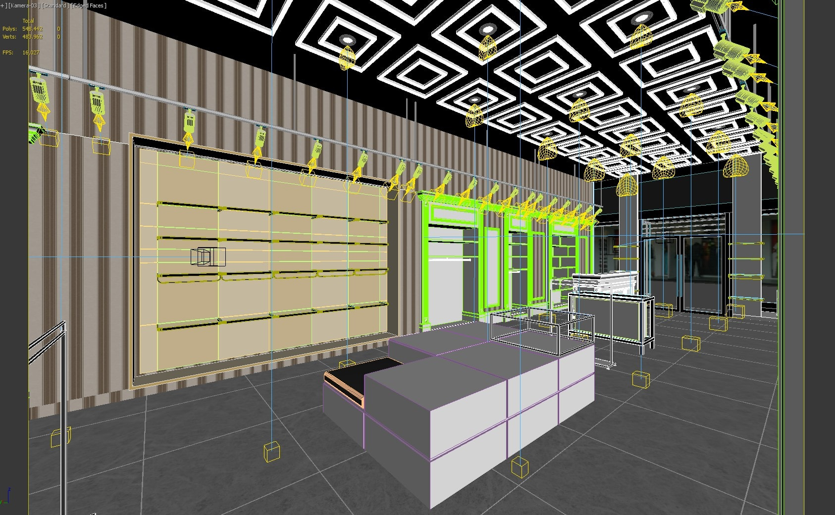 3D clothing store model - TurboSquid 1402711