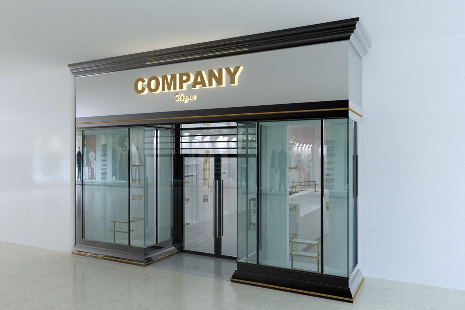 3D Clothing Store Model - TurboSquid 1402711