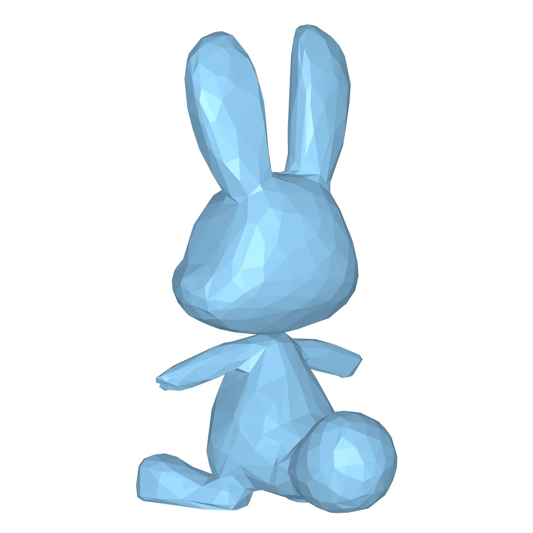Rabbit Low Poly 3D - TurboSquid 2217165