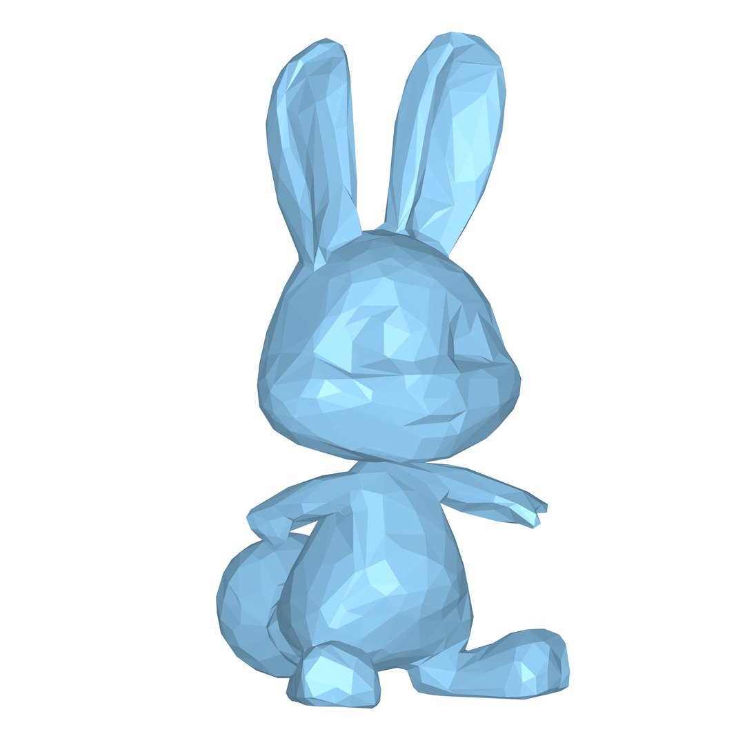 Rabbit Low Poly 3D - TurboSquid 2217165