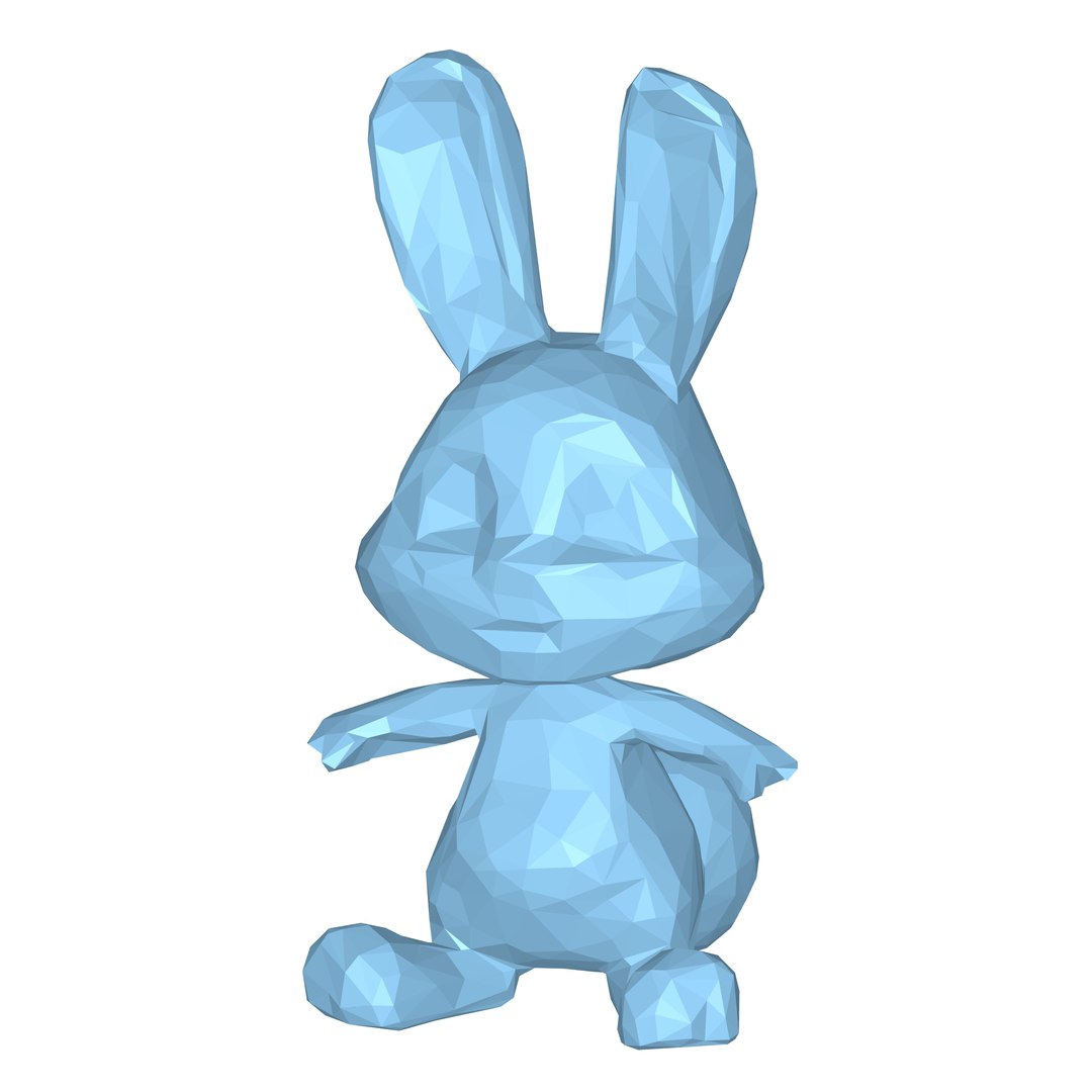 Rabbit Low Poly 3D - TurboSquid 2217165