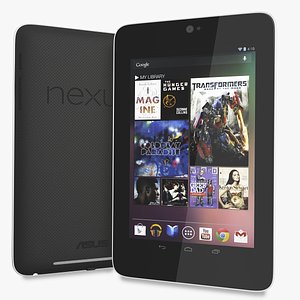 3D Asus Google Nexus 7 Models - Browse & Download Formats - TurboSquid