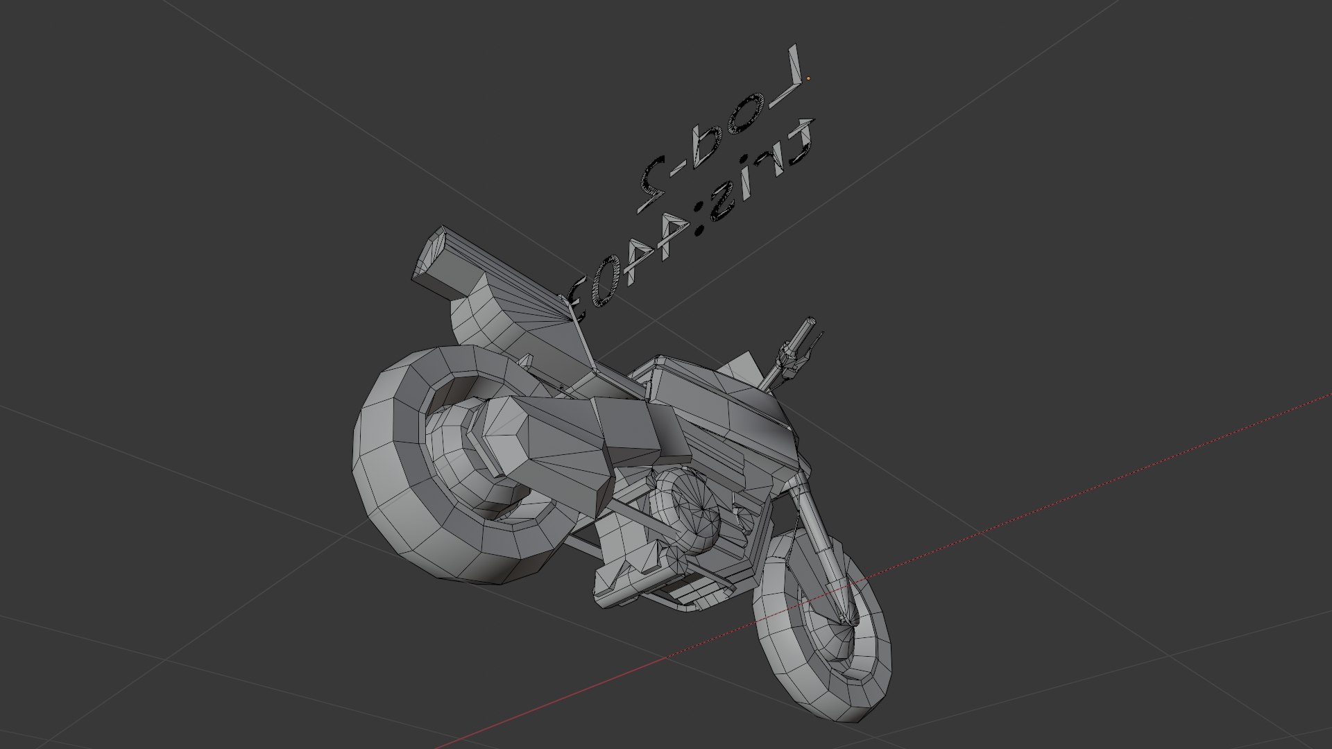 RETRO CYBERPUNK MOTORCYCLE GAMEREADY 3D Model - TurboSquid 2241457