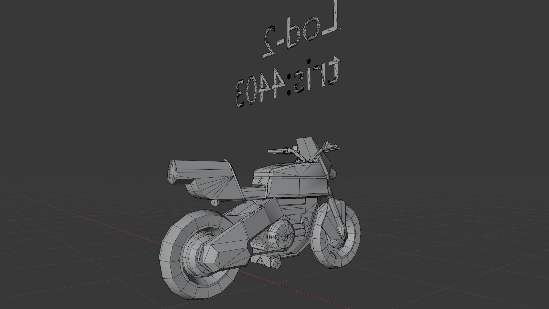 RETRO CYBERPUNK MOTORCYCLE GAMEREADY 3D Model - TurboSquid 2241457
