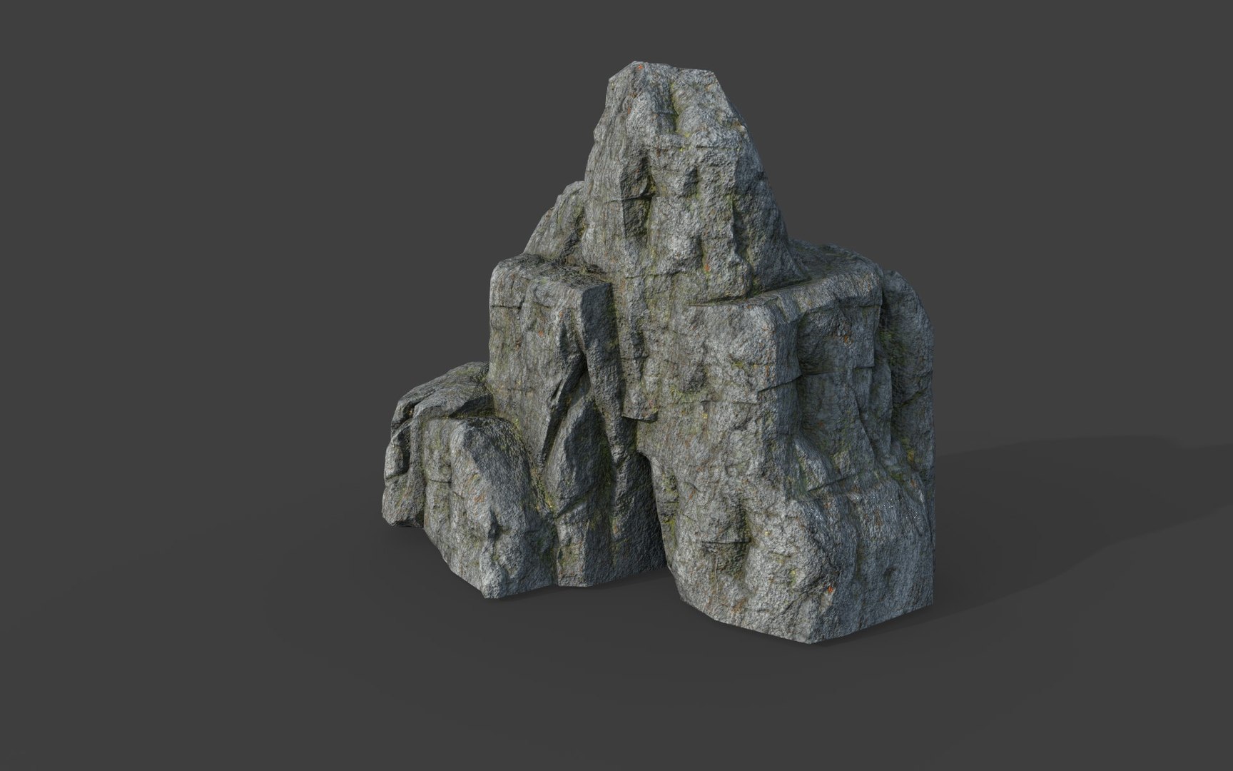Rock cliff model - TurboSquid 1619161