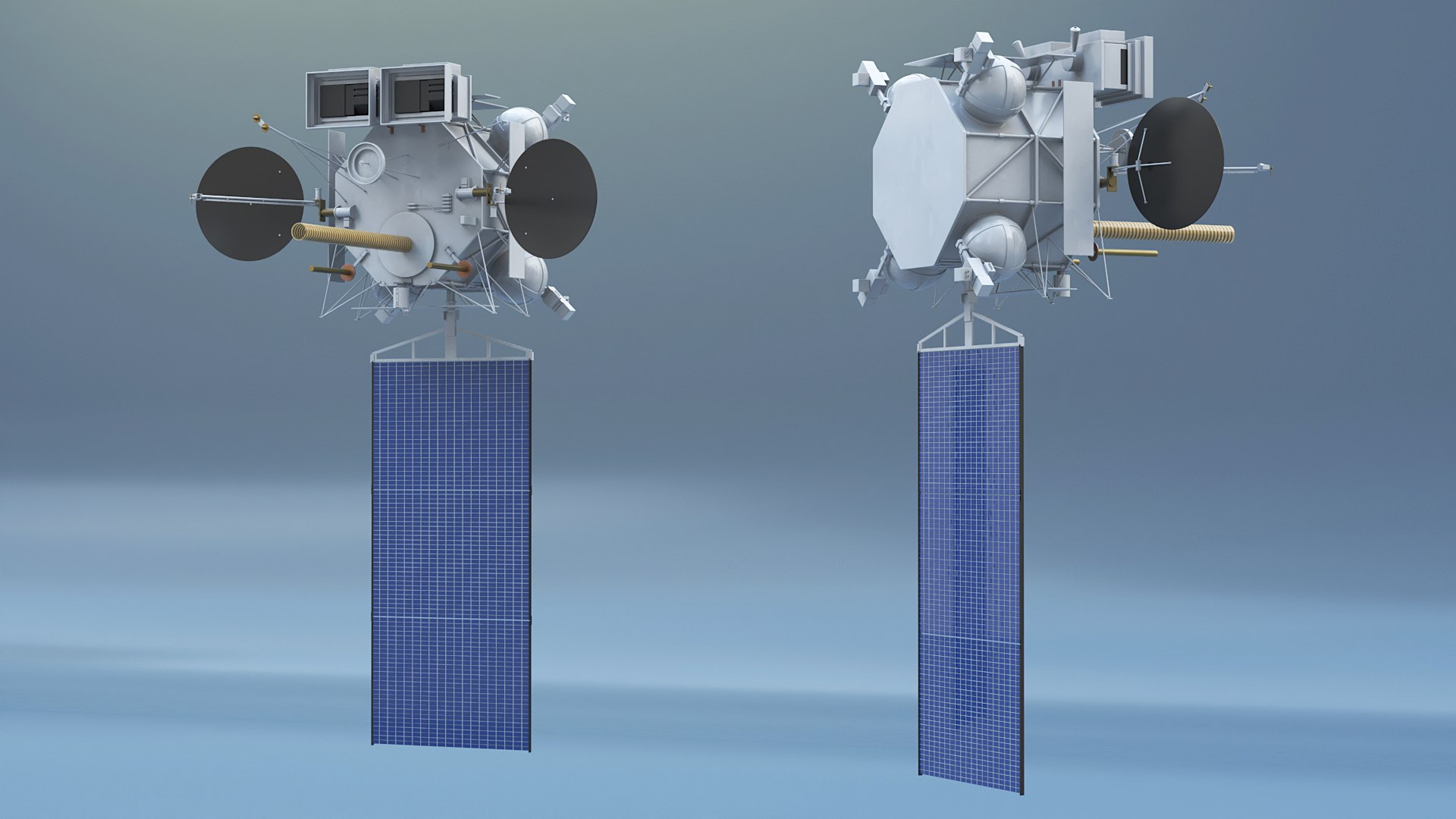 3D Geostationary Operational Meteorological Satellite 2 Model ...