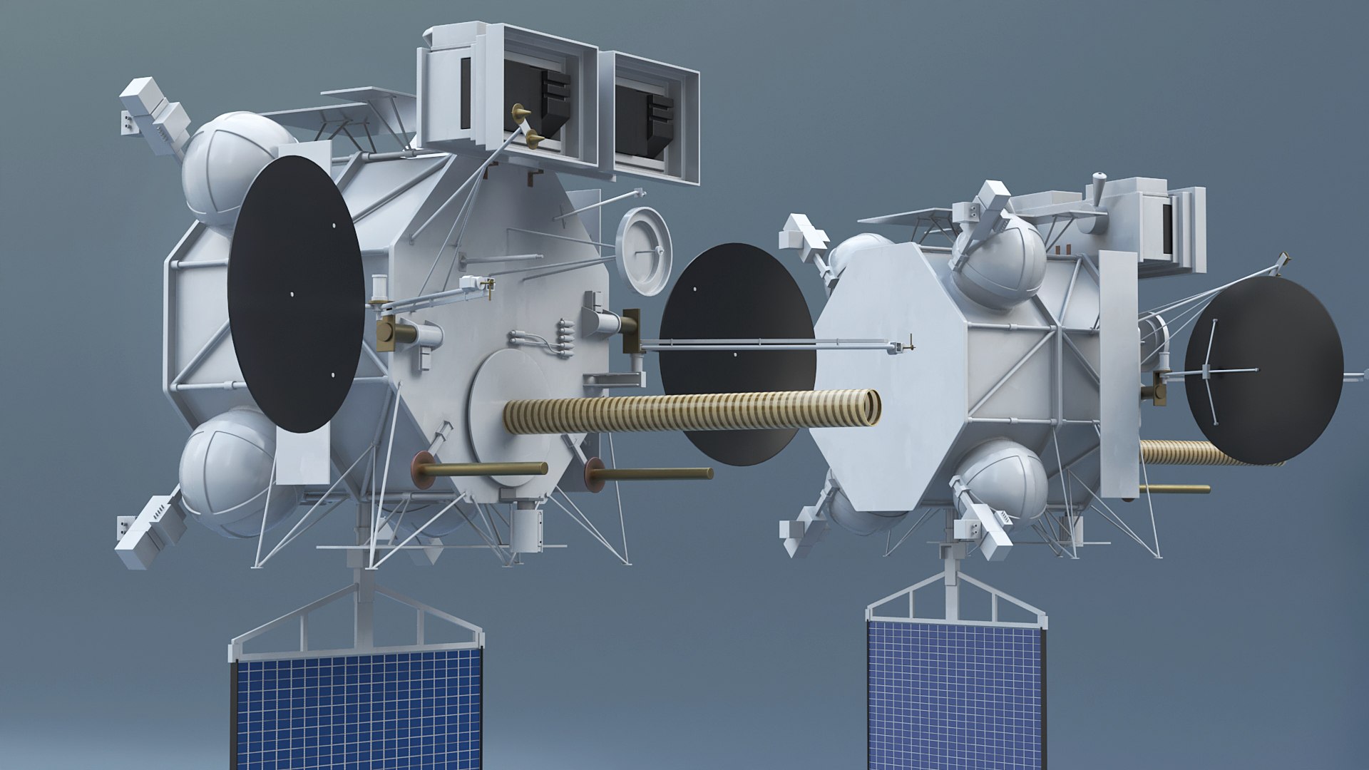 3D Geostationary Operational Meteorological Satellite 2 Model ...