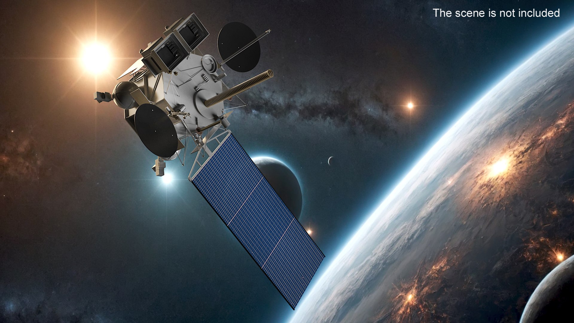 3D Geostationary Operational Meteorological Satellite 2 Model ...