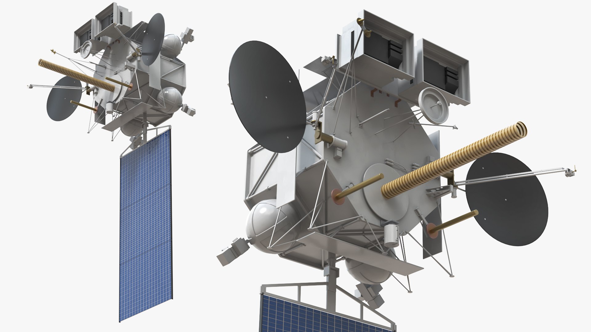 3D Geostationary Operational Meteorological Satellite 2 Model ...