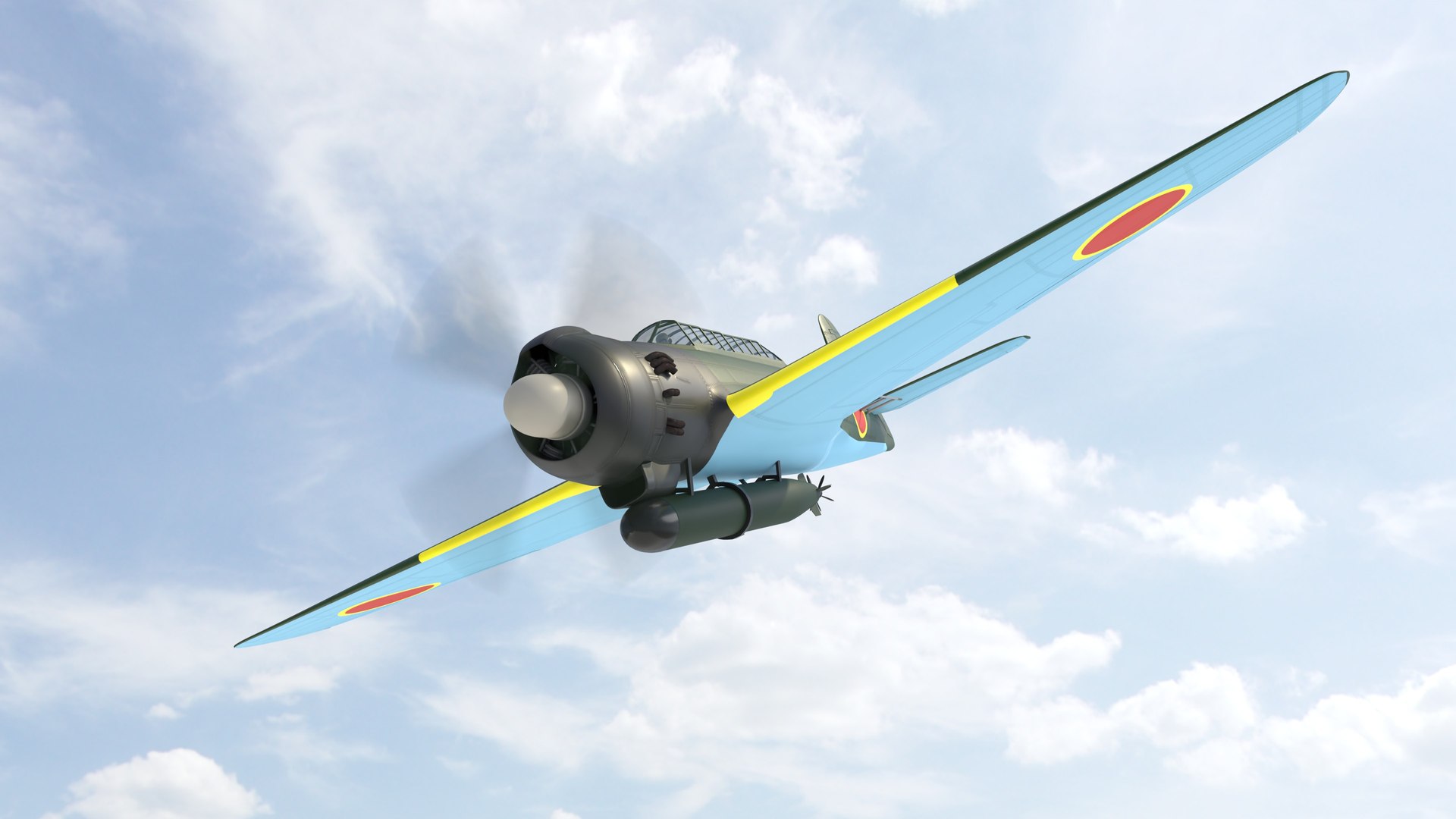 Nakajima B6n Tenzan 3D - TurboSquid 1525928