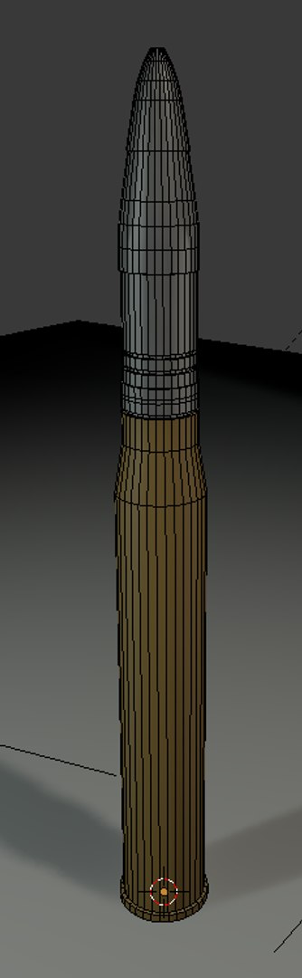 88mm tiger tank shell obj