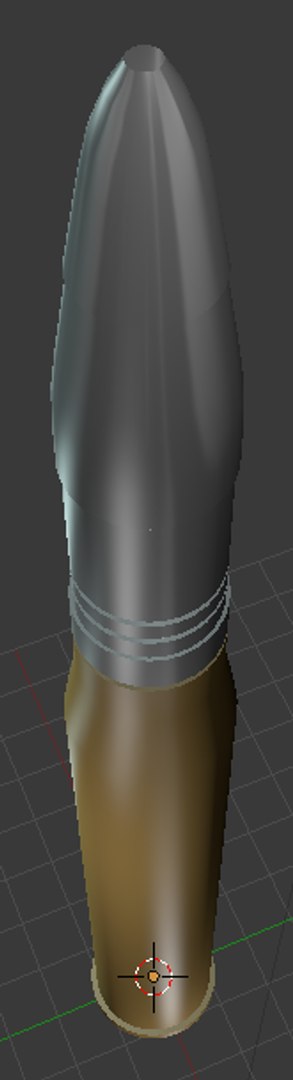 88mm tiger tank shell obj