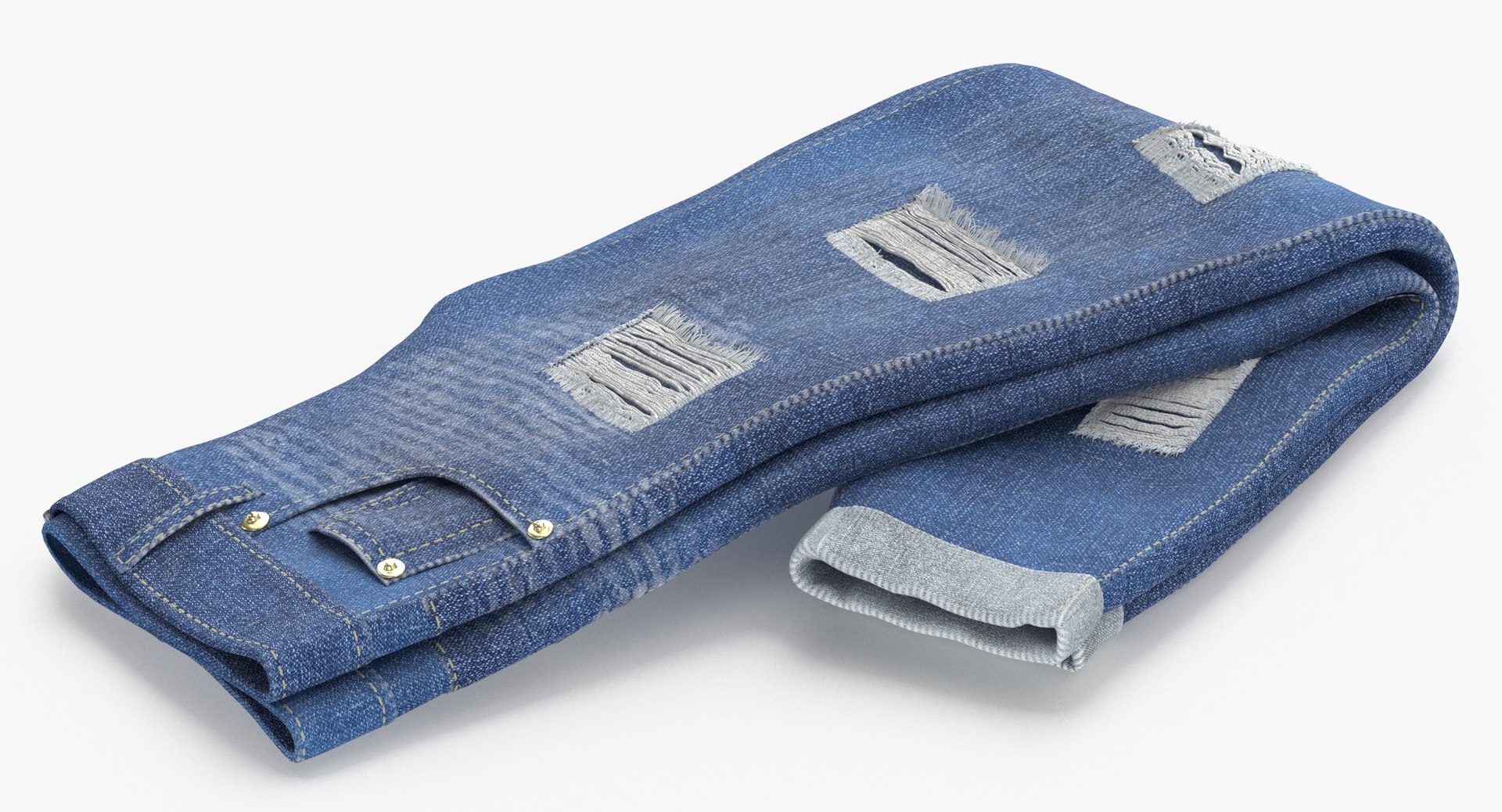 Prop Folded Jeans Type 04 3D - TurboSquid 2151081