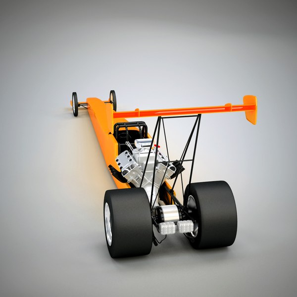 fuel drag dragster 3d model
