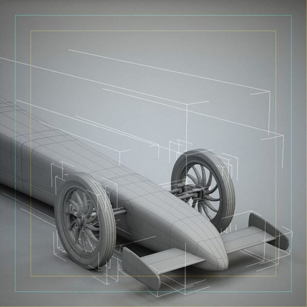 fuel drag dragster 3d model
