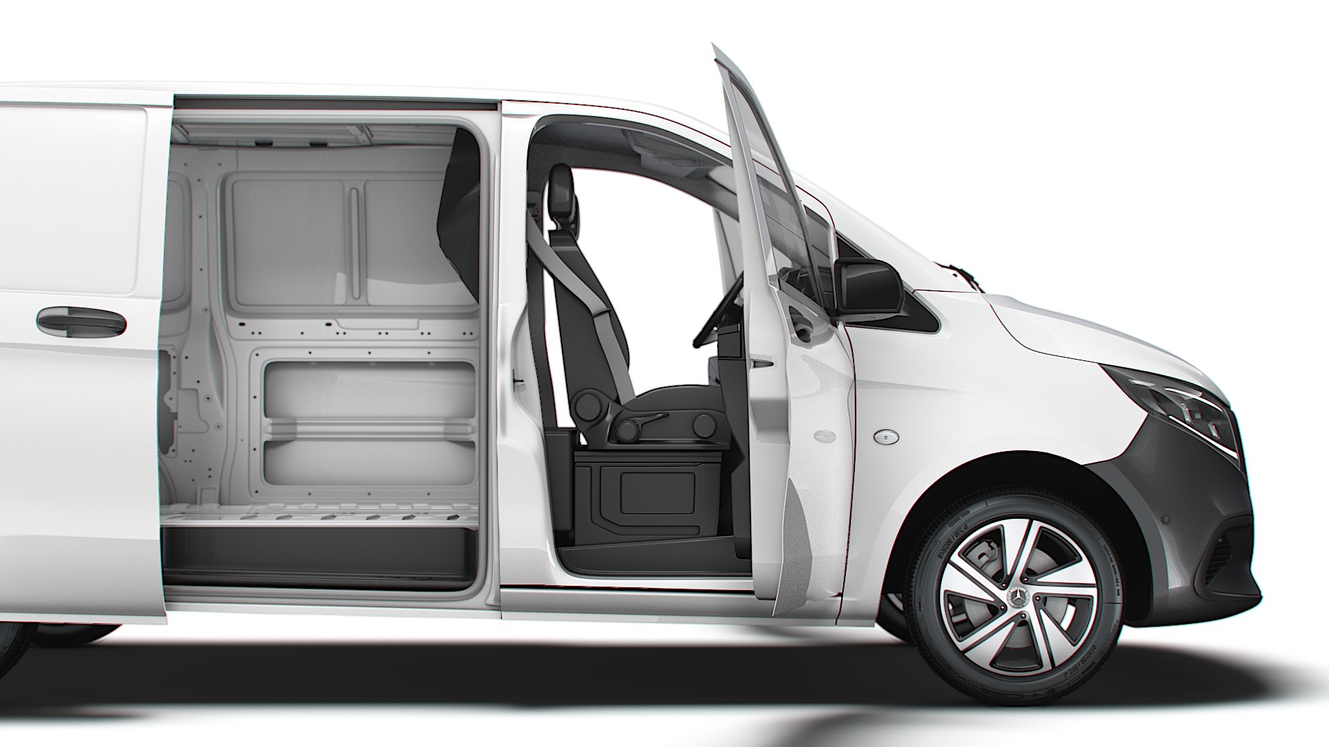 3D Mercedes Benz Vito Van HQ Interior 2025 - TurboSquid 2366456