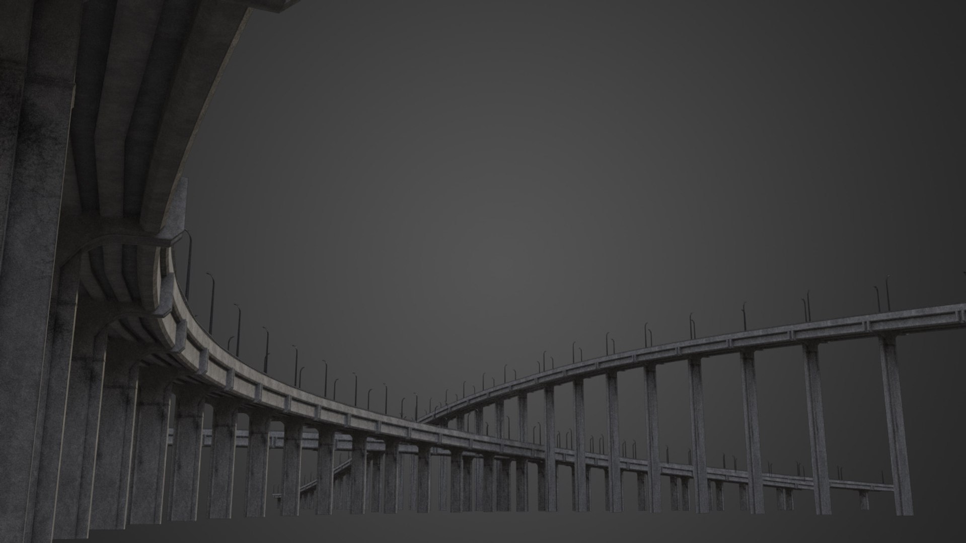 3D Bridge Overpass Element Model - TurboSquid 1478913