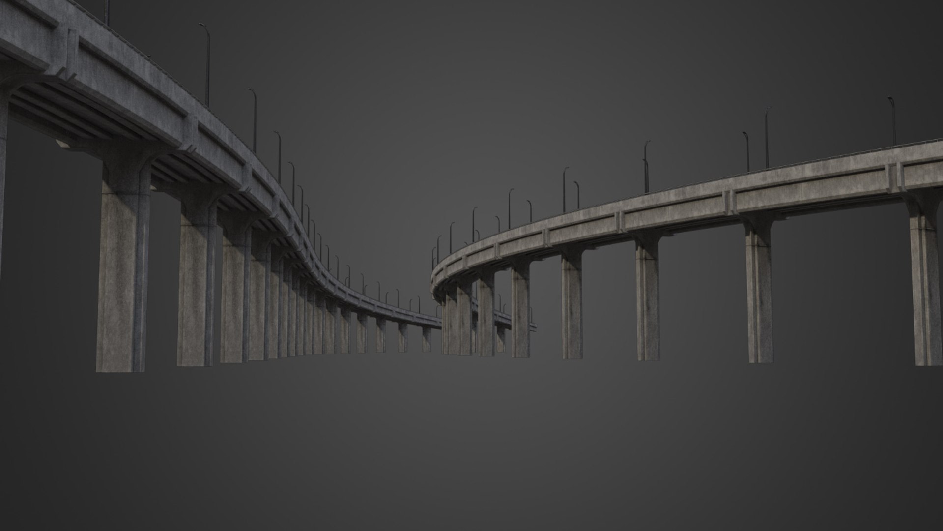 3D Bridge Overpass Element Model - TurboSquid 1478913