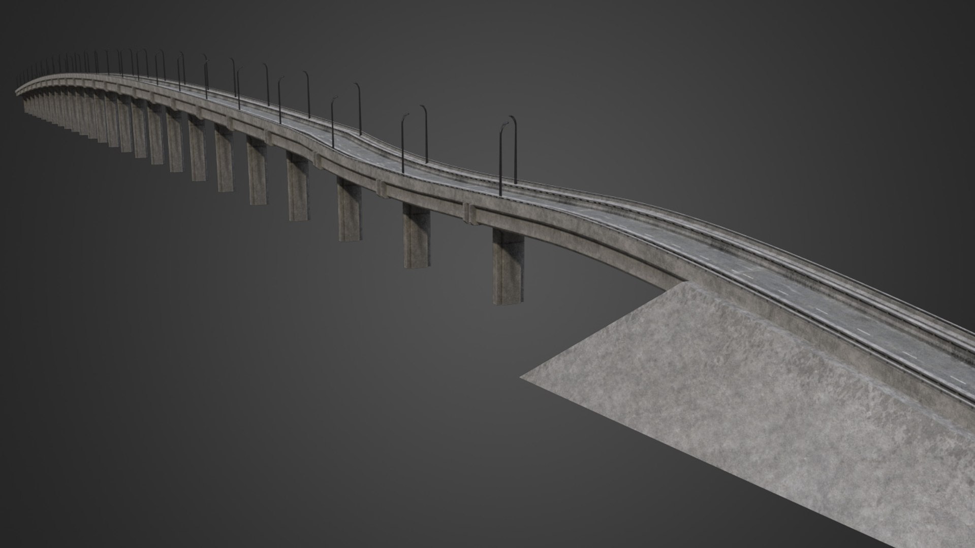 3D Bridge Overpass Element Model - TurboSquid 1478913