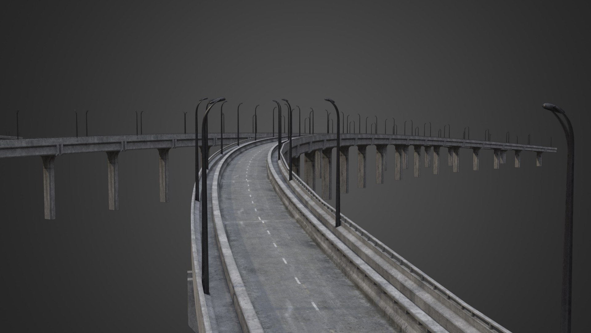3D Bridge Overpass Element Model - TurboSquid 1478913