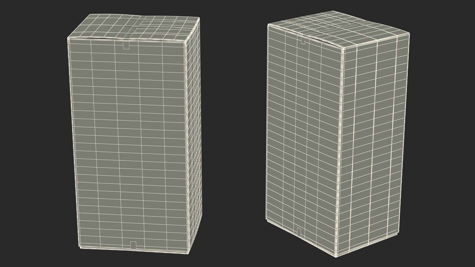 Old Large Cardboard Box model - TurboSquid 2115238