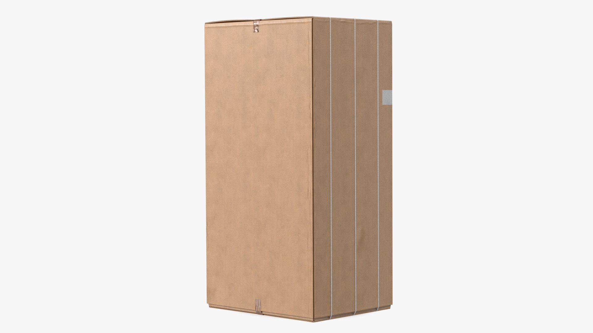 Old Large Cardboard Box model - TurboSquid 2115238