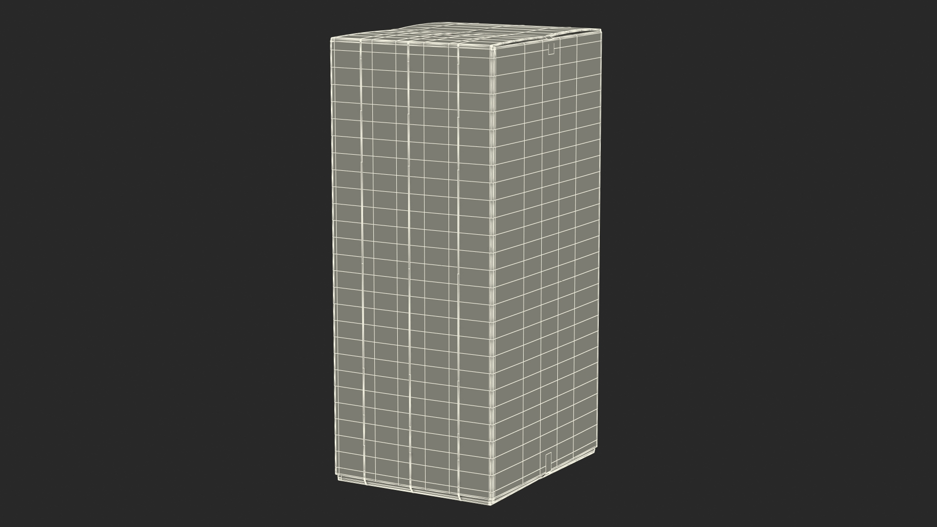 Old Large Cardboard Box Model - TurboSquid 2115238