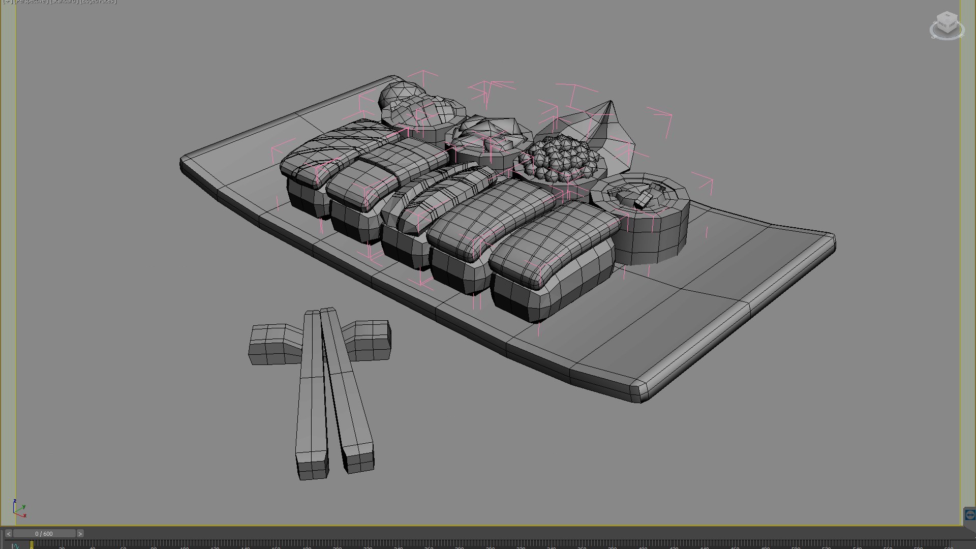 3D Model Sushi - Sushi Set - TurboSquid 2034885