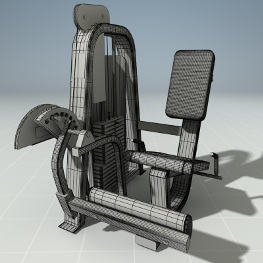 Leg Extension Machine Precor 3d Max