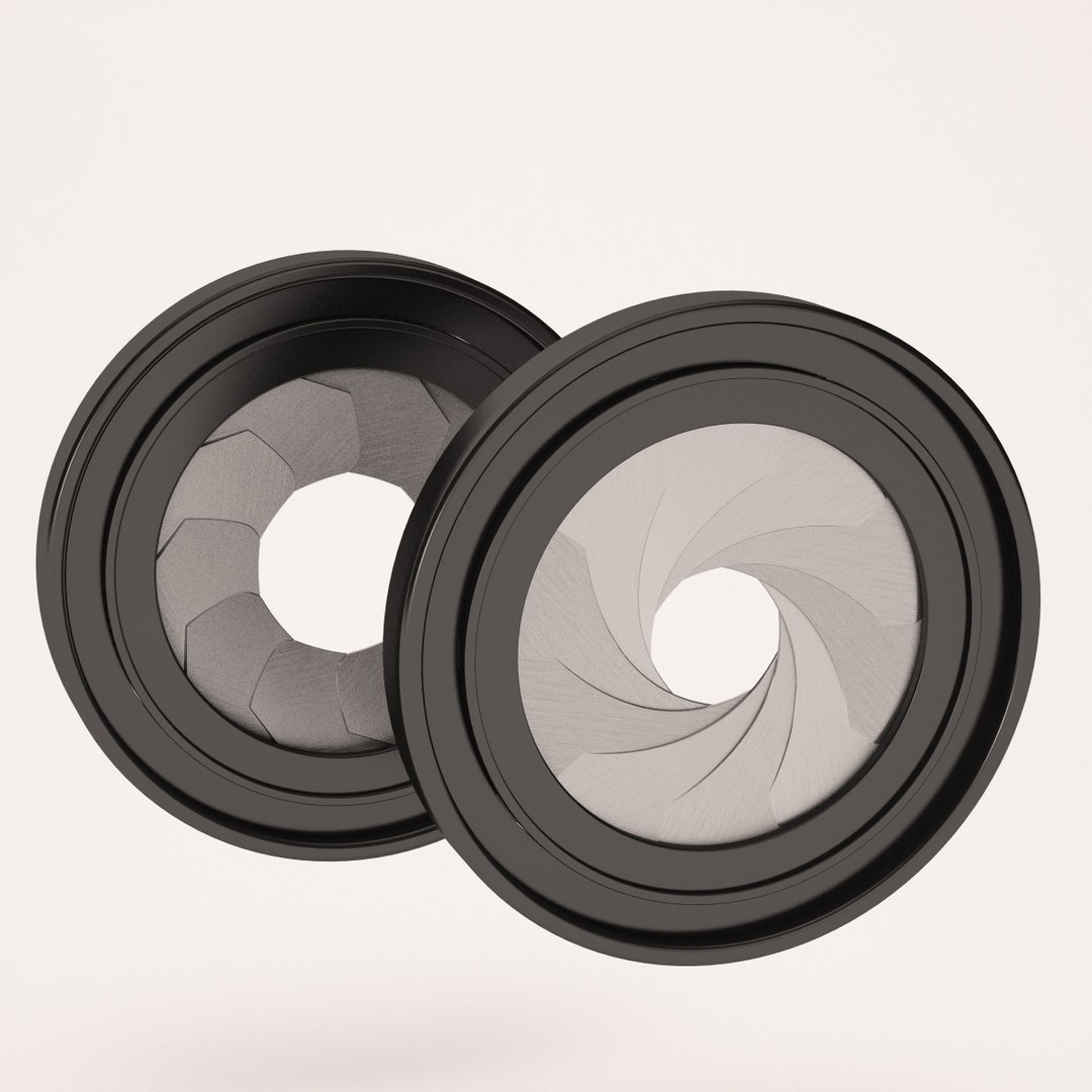 Camera Iris Aperture 3D Model - TurboSquid 1325444