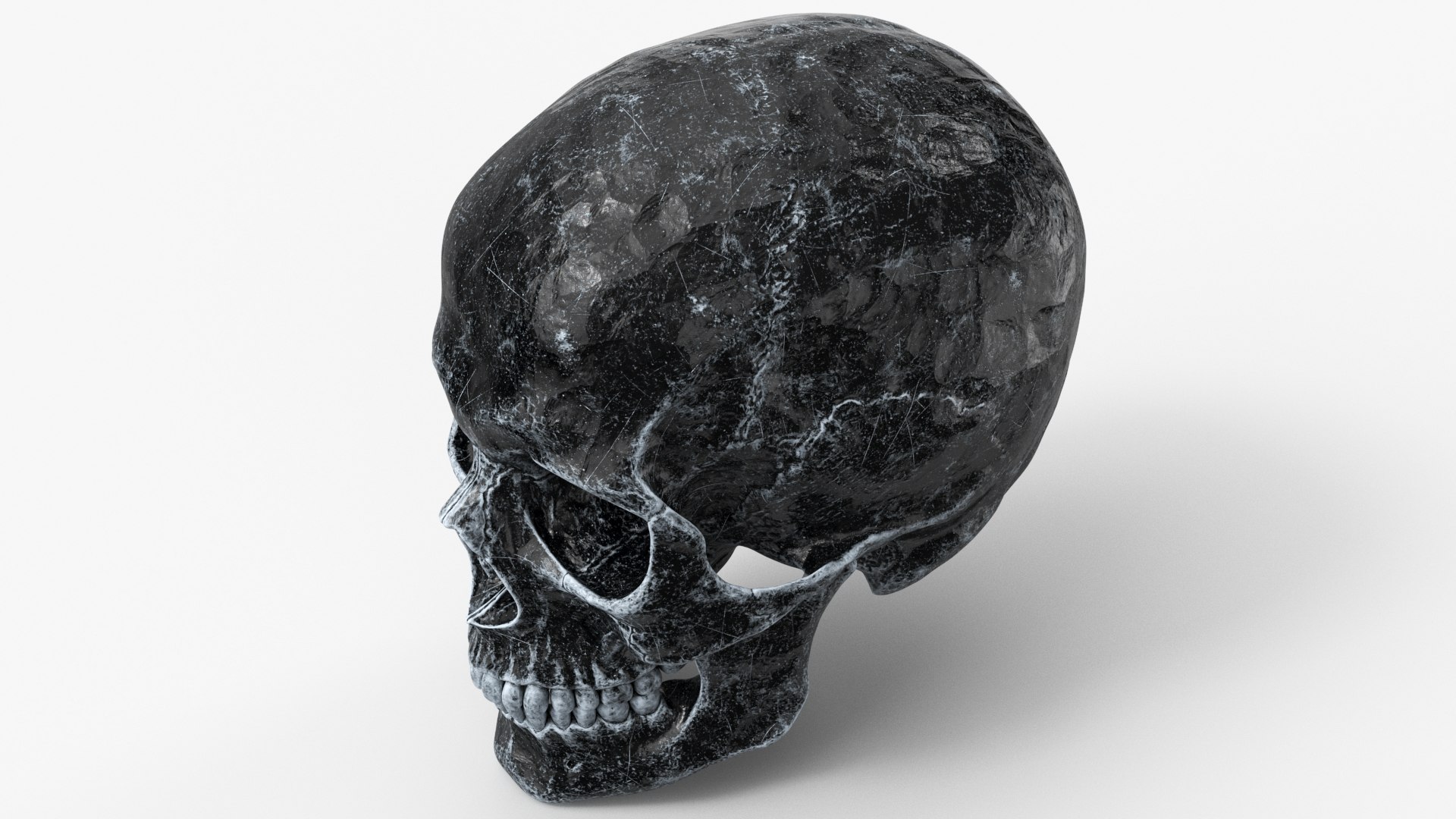 Human Skull Sci-fi Ice A Model - TurboSquid 1988227