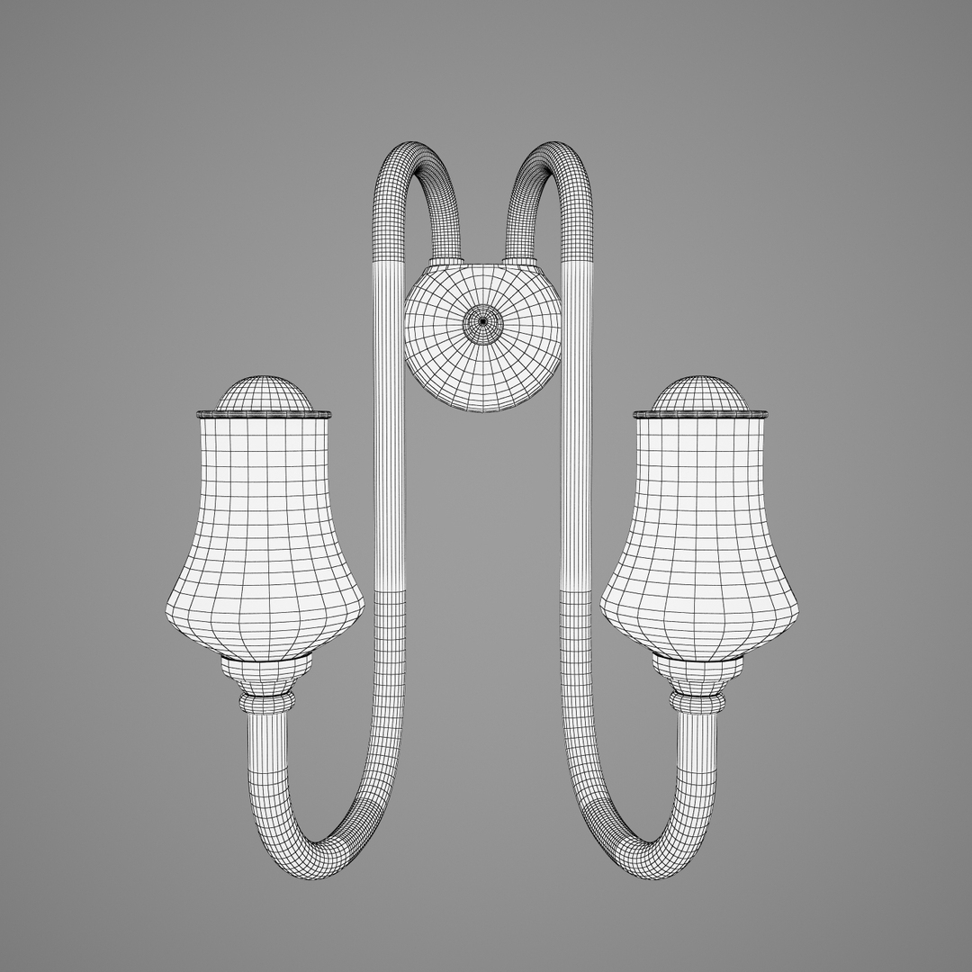 3d lamp light model
