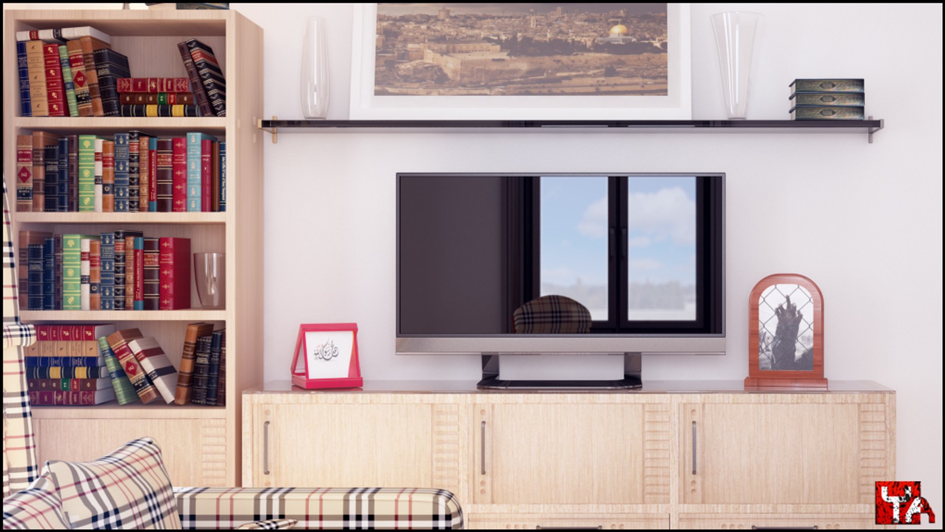 3d Model Room Wood Floor