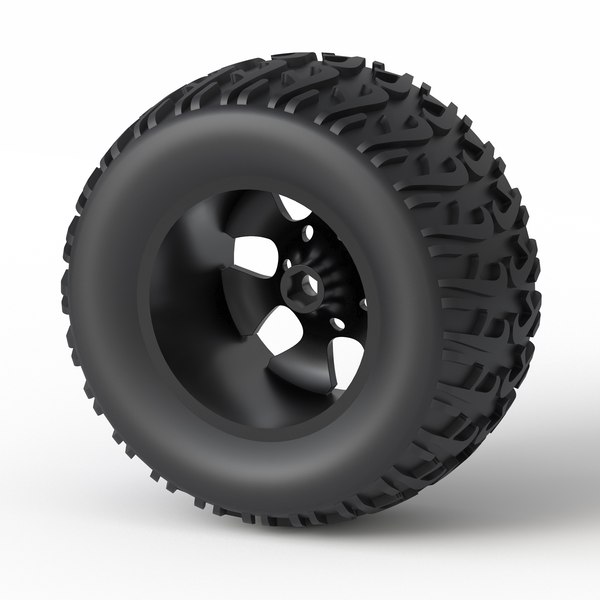 3D monster truck wheel - TurboSquid 1535972